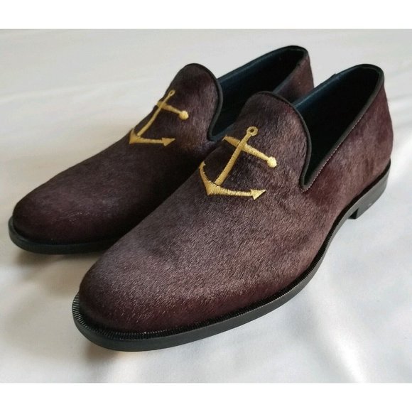 Sperry | Shoes | Sperry Topsider Smoking Slippers Nautical Anchor ...